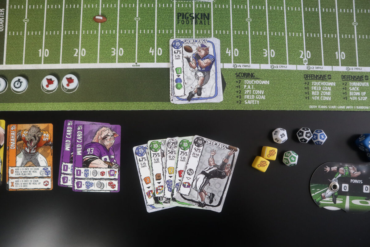 Pigskin Football Board Game - Pigskin Football